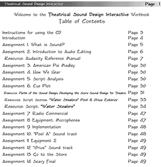 Theatrical Design Interactive Workbooks
